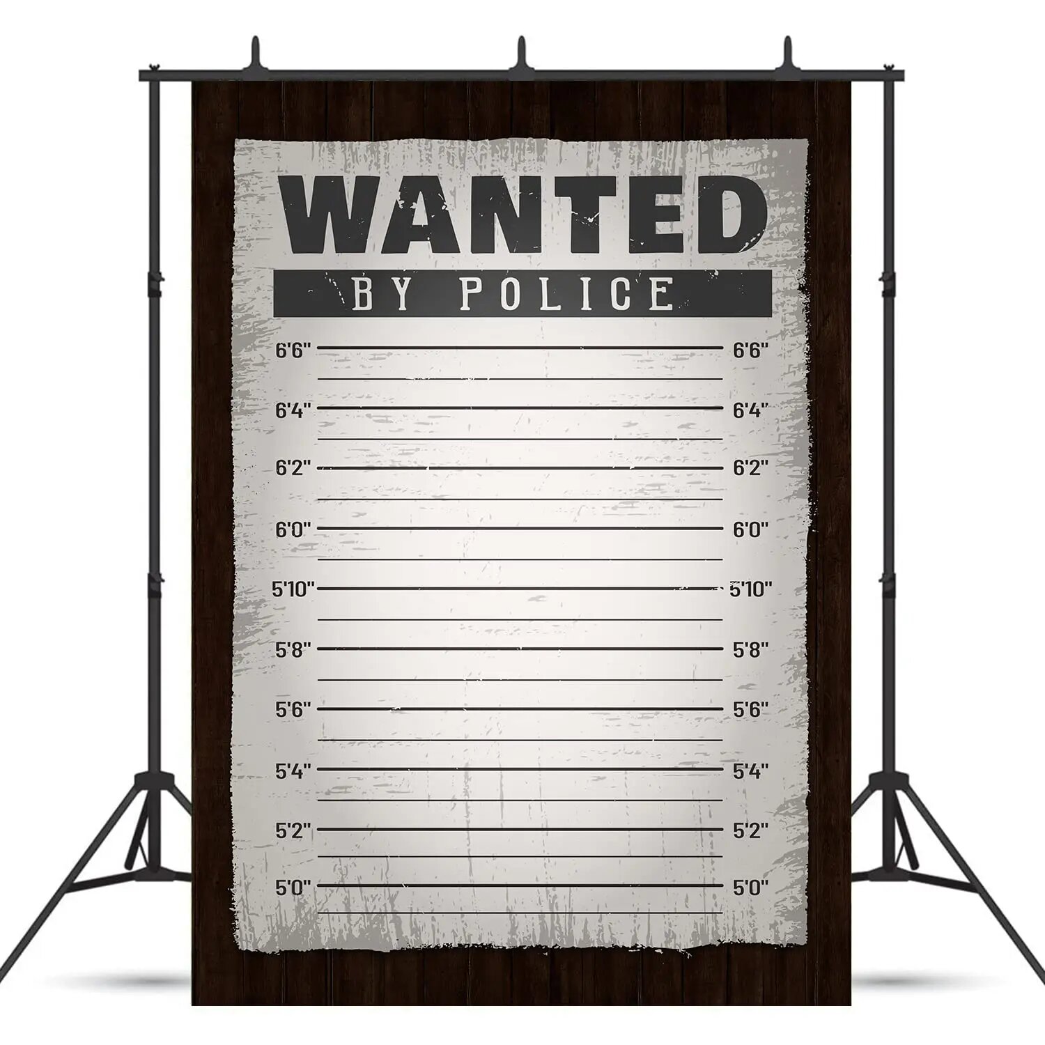 Девичник день рождения Police Up Line фон украшения поставки украшения юбилей Mugshot баннер деко фон