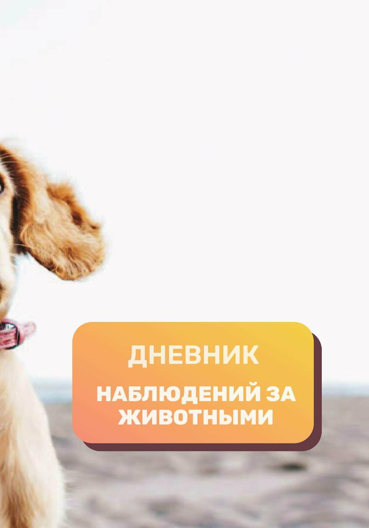 Дневник наблюдения за животными, универсальный