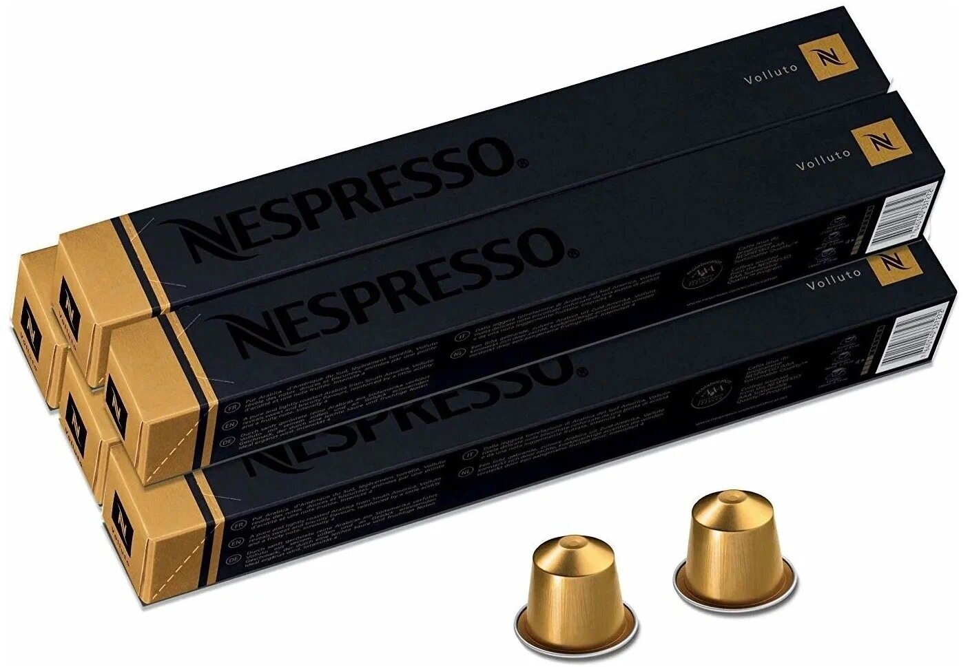 Volluto - кофе в капсулах Nespresso Original, 5 упаковок (50 капсул)
