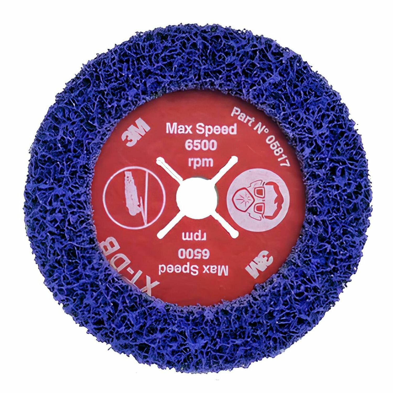 Зачистной круг 3М XT-DB фиолетовый 178х22мм