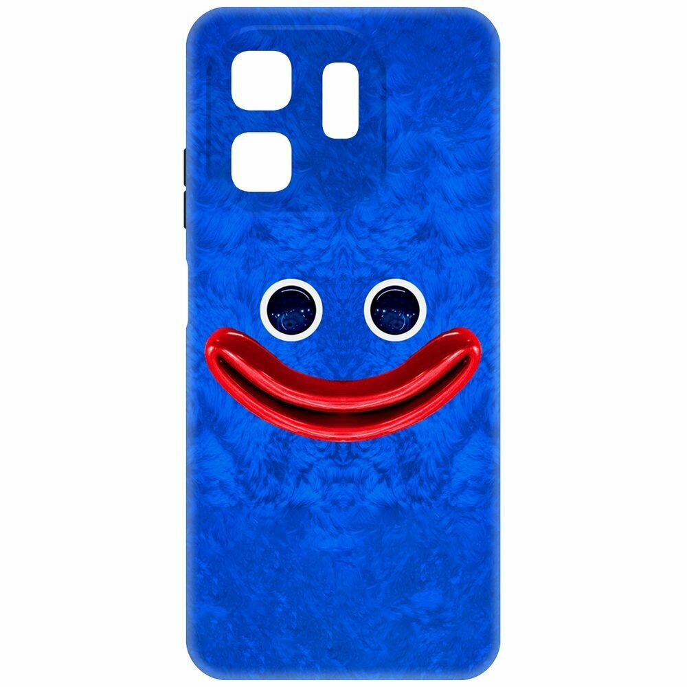 Чехол-накладка Krutoff Soft Case Хаги Ваги - Веселый Хаги Ваги для INFINIX Hot 50i черный