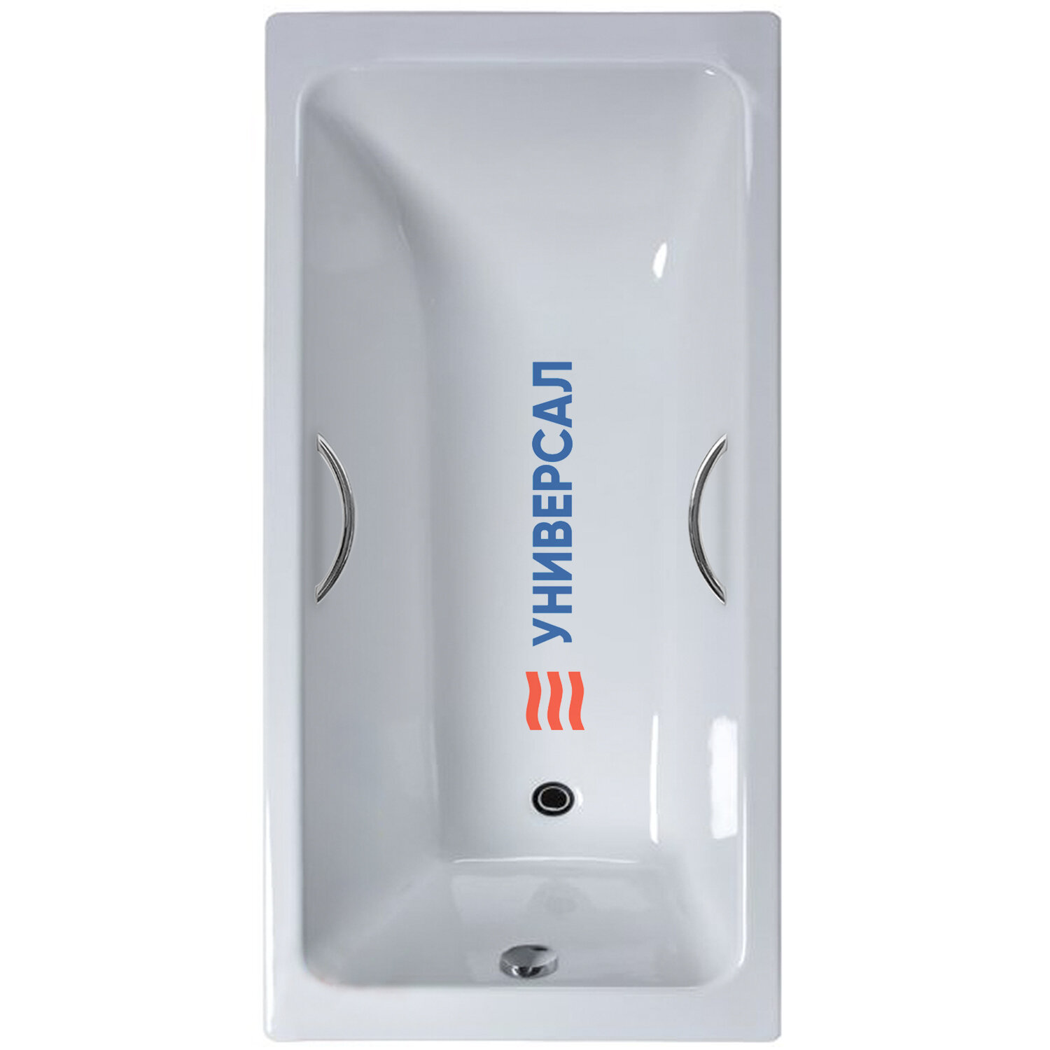 Ванна чугунная Оптима 150х70 с отверстиями под ручки