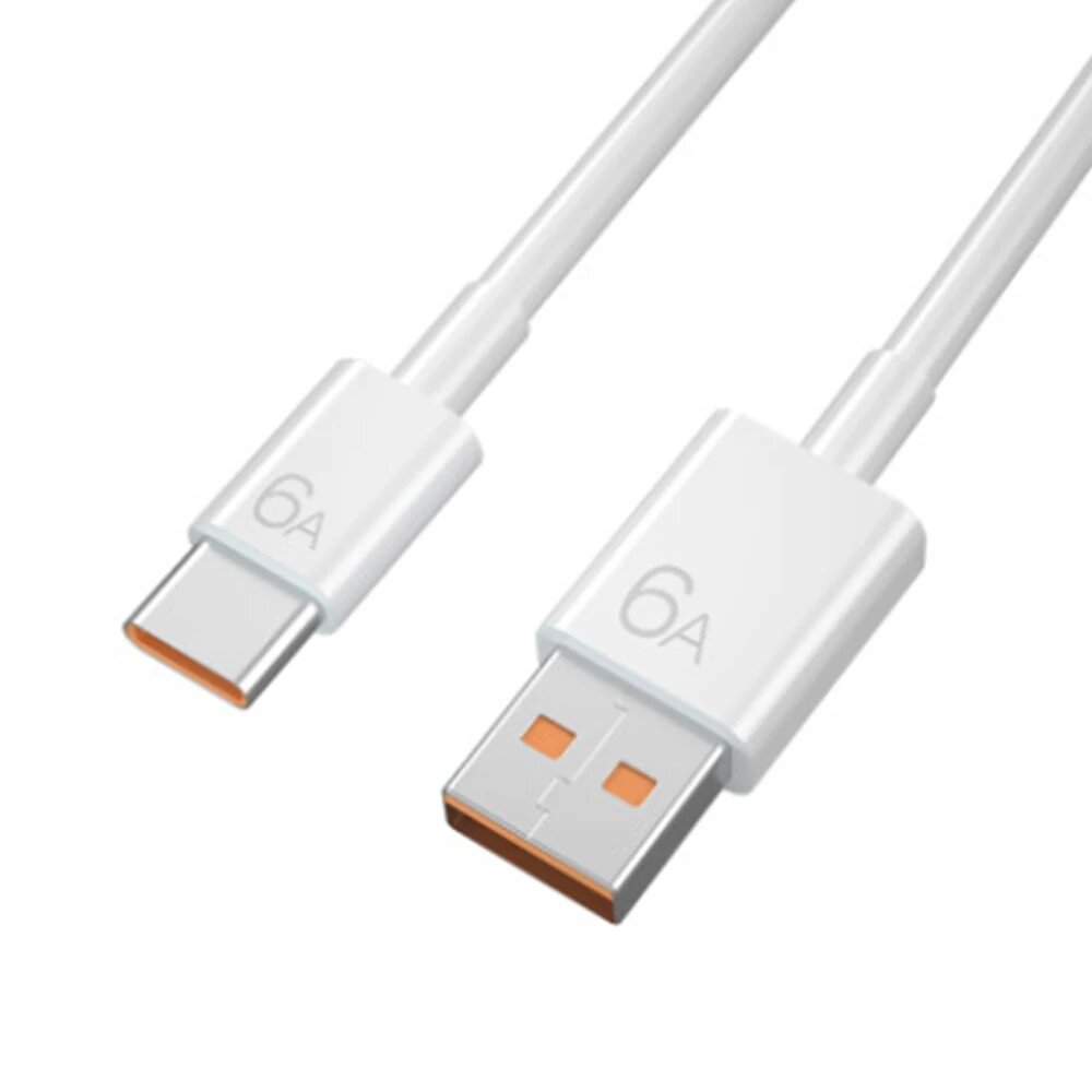 Оригинальный кабель 6A Type-C для быстрой зарядки и передачи данных USB-C для Huawei Mate 70 60 50 40 30 P60 P50 P40 P30 Pro Honor 100 90 80 Pro 2 м