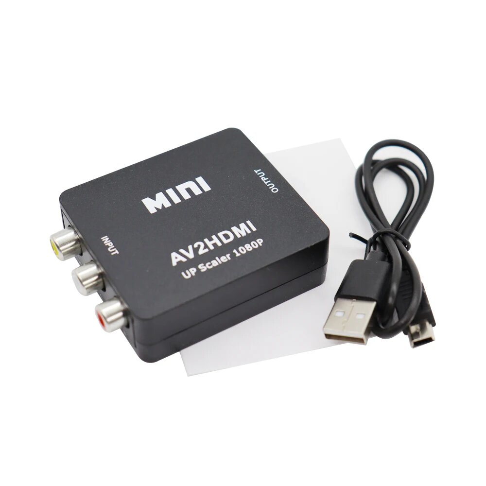 RCA AV к HDMI конвертер Black