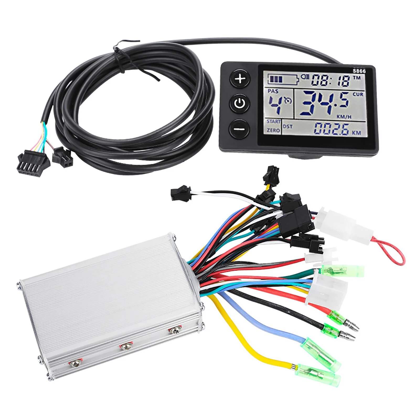 Контроллер электровелосипеда 24V-36V с ЖК-дисплеем