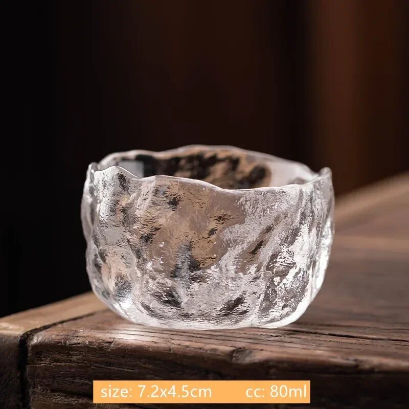 Японская стеклянная чашка JINGDE TEA SET C