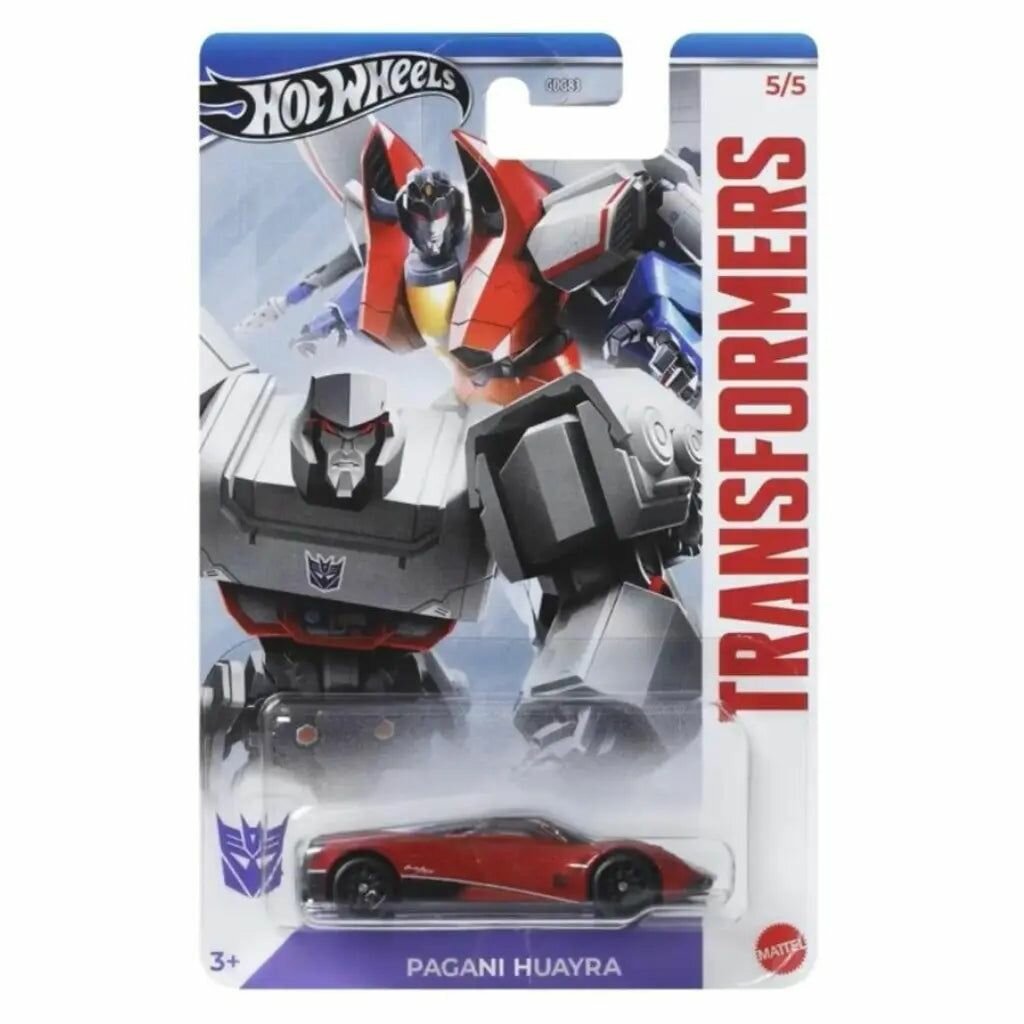 Машинка Mattel Hot Wheels Themed Entertainment - Transformers 2024 GDG83 Pagani Huayra