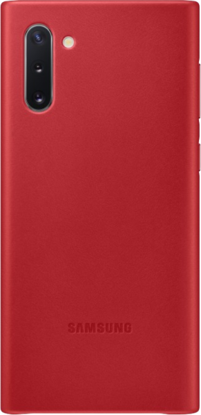 Samsung Чехол-крышка Samsung VN970LREGRU Leather Cover для Galaxy Note10, кожа, красный