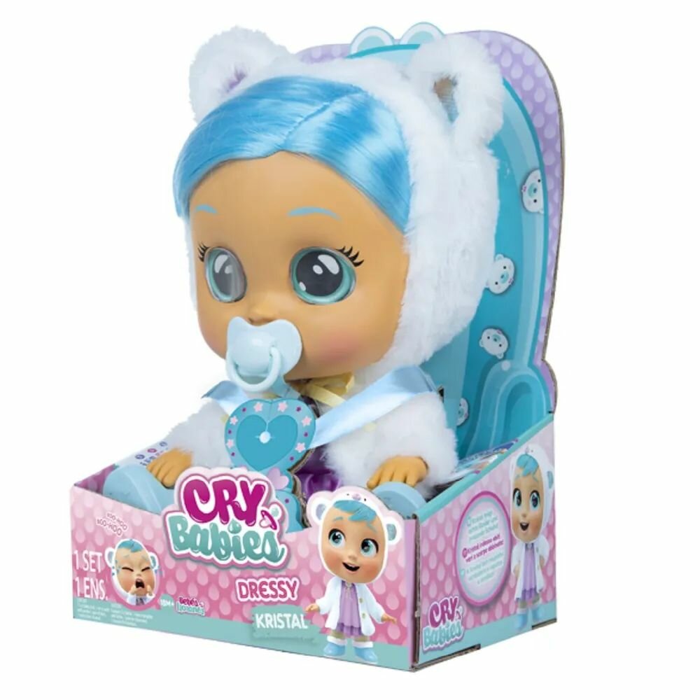 Кукла "CryBabies", для игрового дома, со звуками, 30см, для детей от 1,5 лет