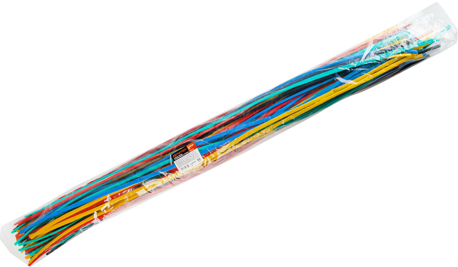 Набор термоусаживаемых трубок 6 мм юпитер пять цветов 1 м 50 штук (JP7230-08)