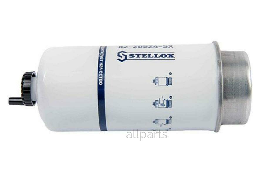 STELLOX 8220524SX фильтр топливный! первичный сепаратор со сливом D89.9 H194.5\John Deere Equipment