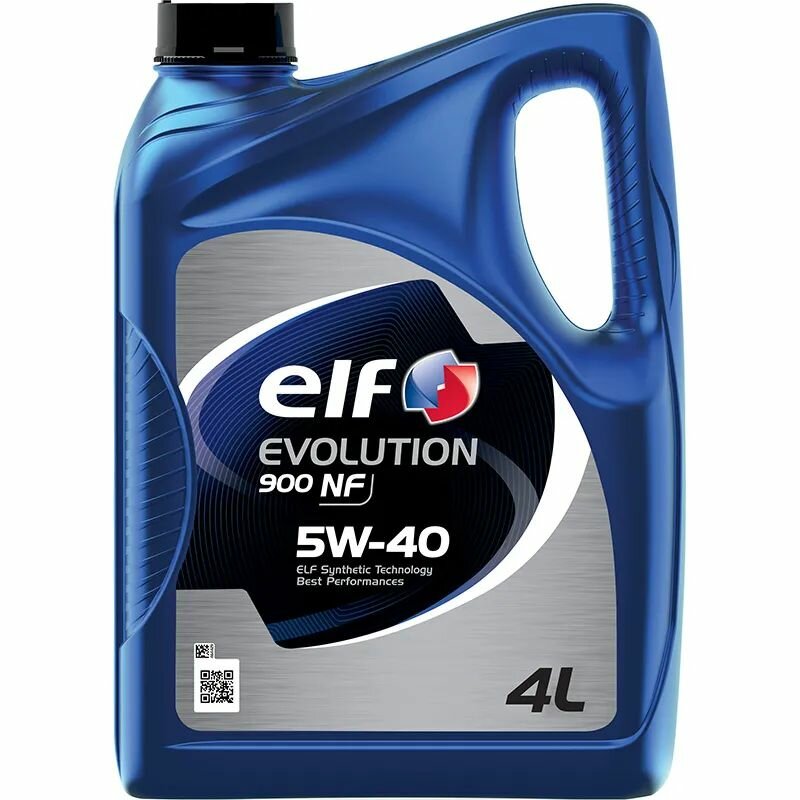 Ельф 900 NF 5W-40 Масло моторное, Синтетическое, 4л