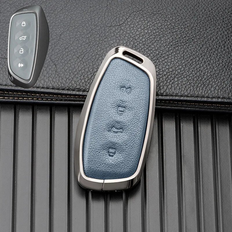 Чехол для ключа Haval Jolion H9 F7 F7X и др. grey blue