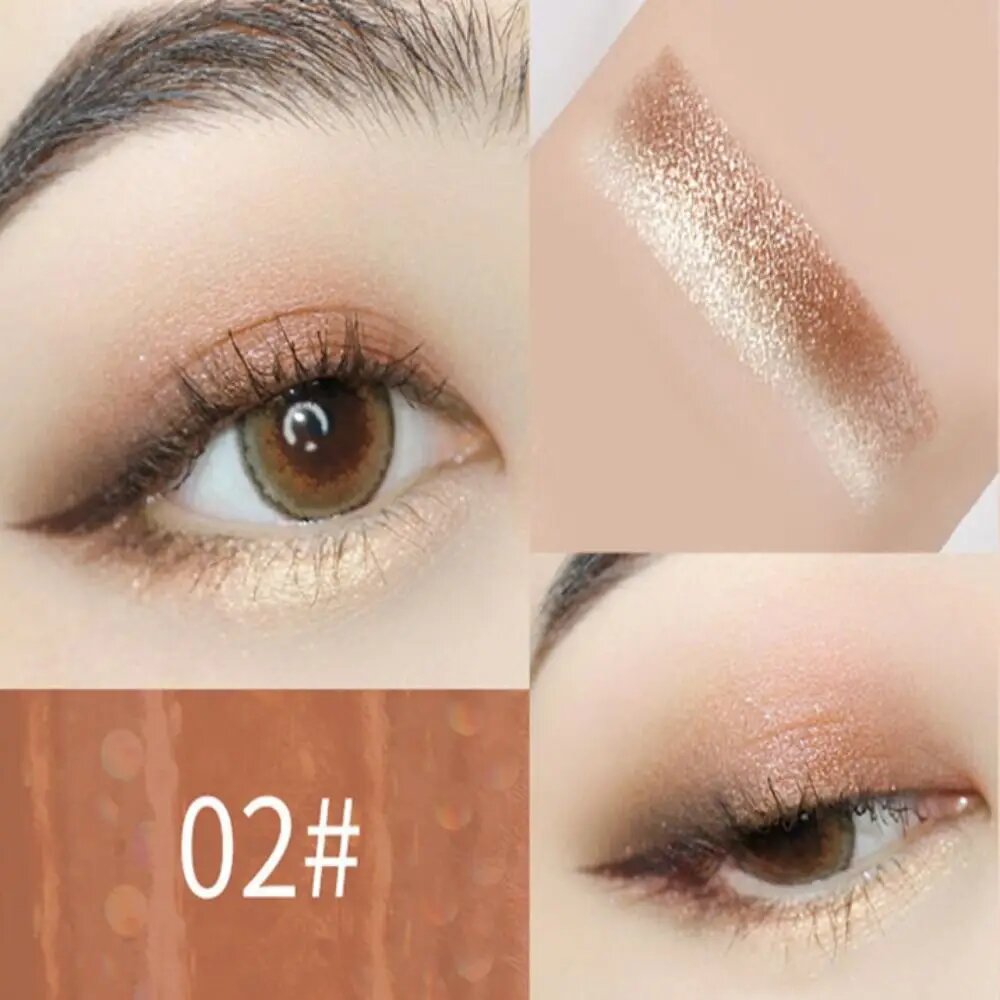 Тени для век Color 02 двухцветные No Smudge