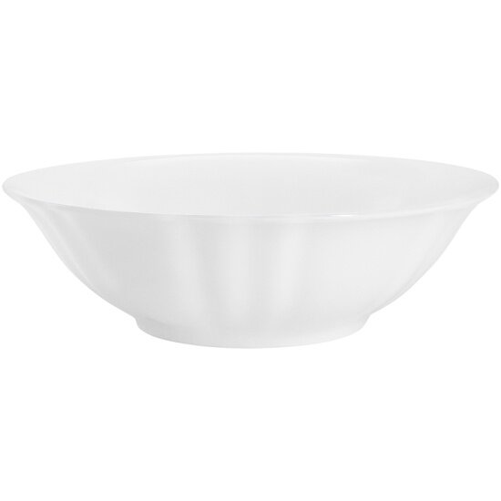 Салатник Anna Lafarg Lotus white 23 см, 1.35 л, фарфор, белый (AL-1208L-E11)