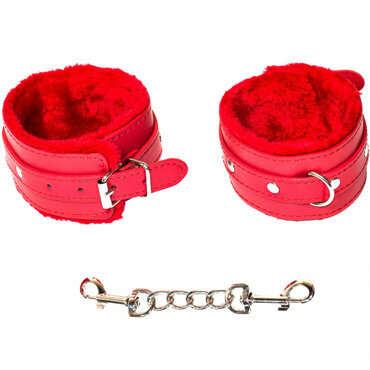 Lola Games Party Hard Eternity, красные Поножи с меховой подкладкой