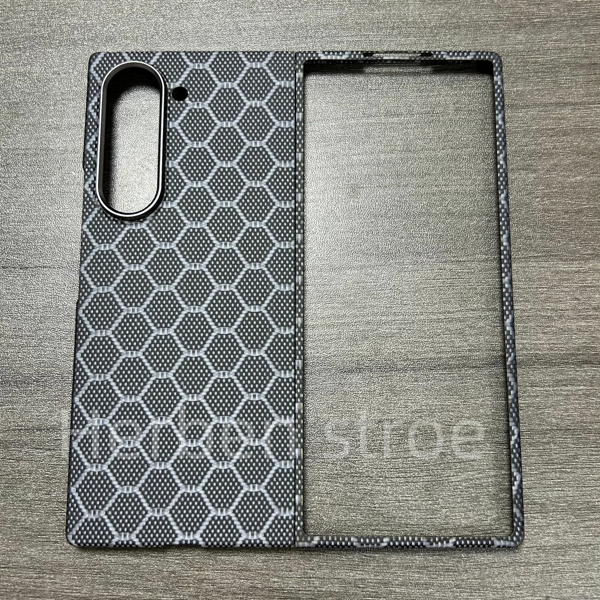 Реальный карбоновый чехол Samsung Galaxy Z Fold6 Kevlar Magsafe phone cover, роскошное углеволокно ультра-легкий ультра-тонкий защитный чехол