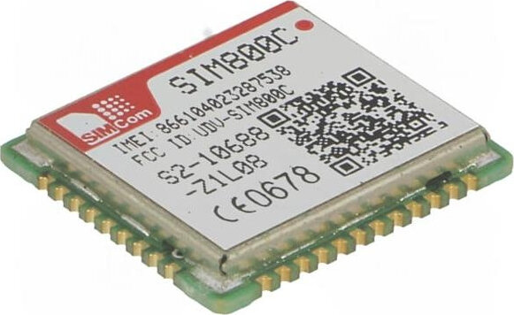 Модуль GSM SIMCOM S2-10686-Z1L1D CSD, GPRS 2G 1800МГц,900МГц 85,6кбит/с UART 1 шт