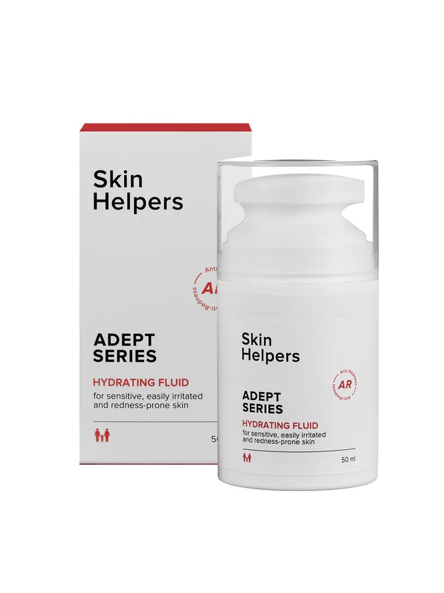 Skin Helpers Увлажняющий флюид для лица, восстанавливает защитный барьер кожи, 50 мл