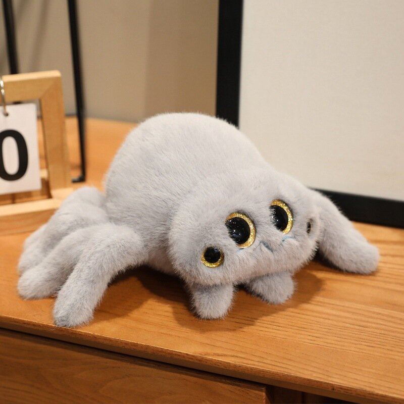 Эксклюзивная мягкая игрушка в виде паука из полиэстерного волокна, стиль "Элегантная Русская Классика"