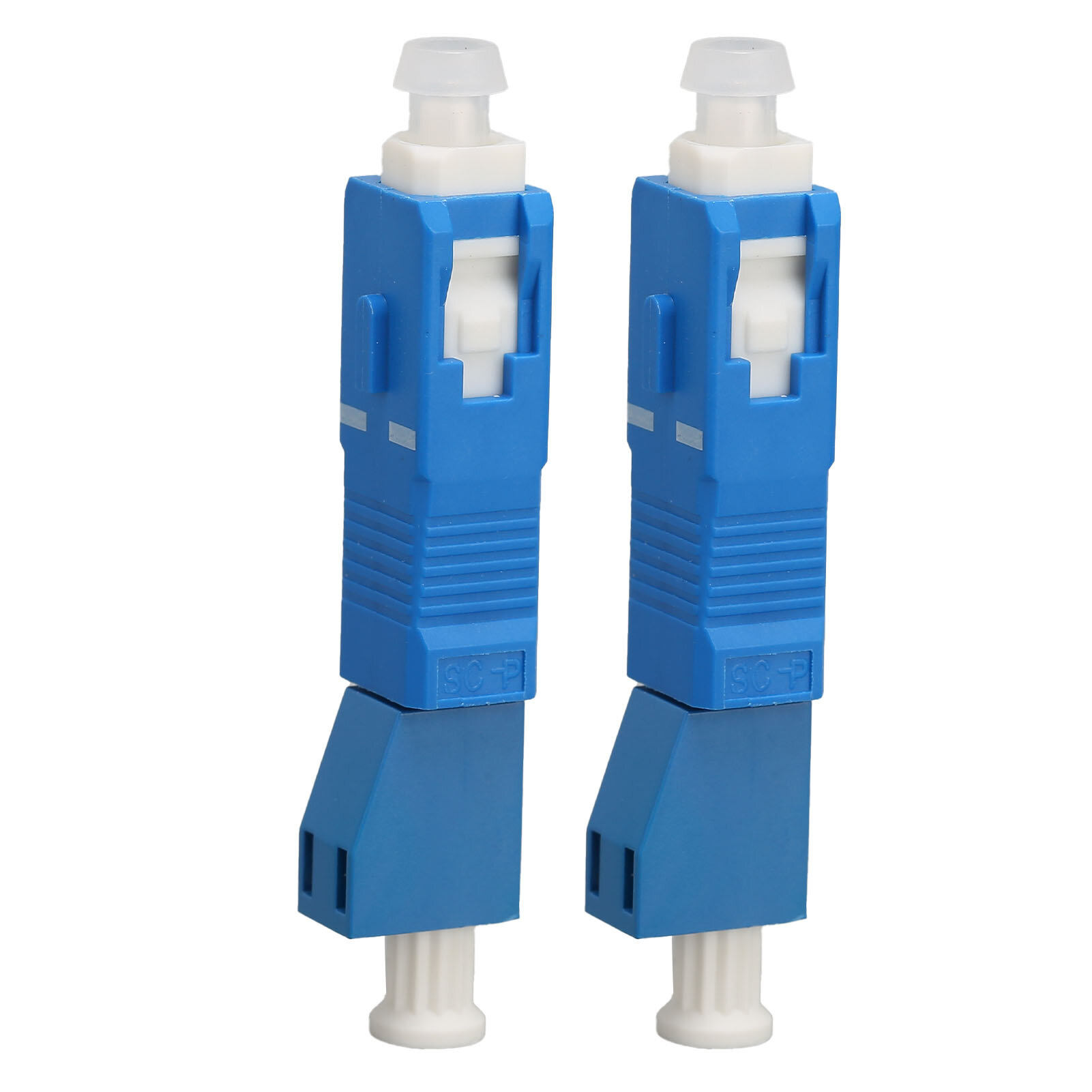 2 шт. оптоволоконный адаптер SC Male-LC Female с низкими потерями и высокой точностью, широко используемый гибридный адаптер SM 9/125 для сетей кабельного телевидения