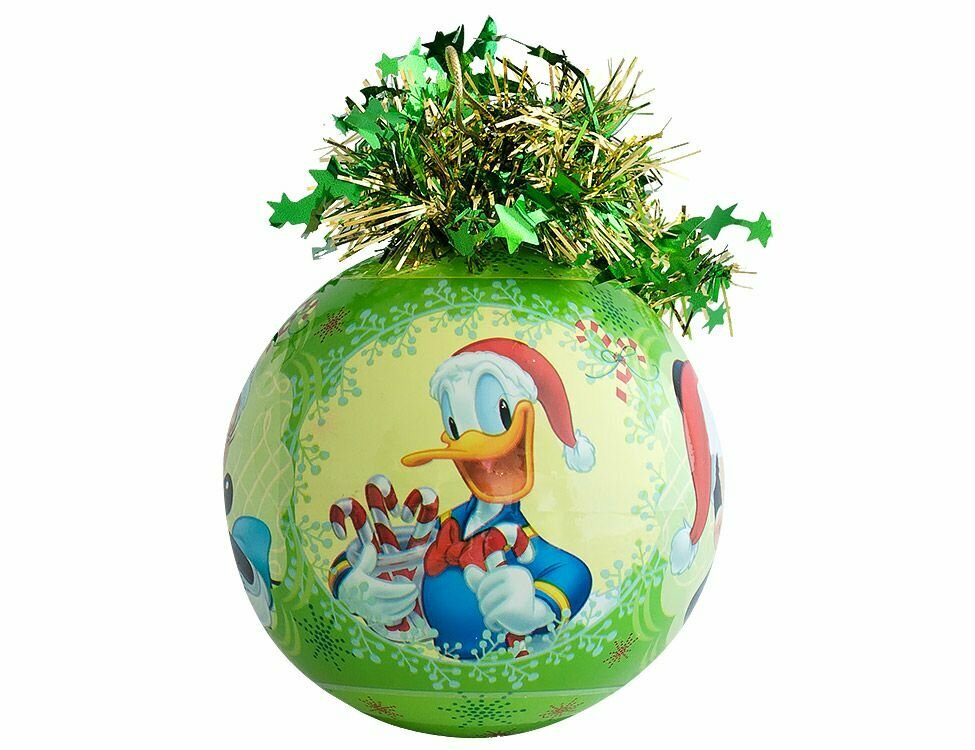 Шар дональд ДАК с короной из мишуры, 95 мм, MOROZCO Ш95028