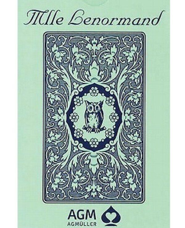 Карты Таро: "Mille Lenormand Blue Owl" AGM Urania / Ленорман Синяя Сова