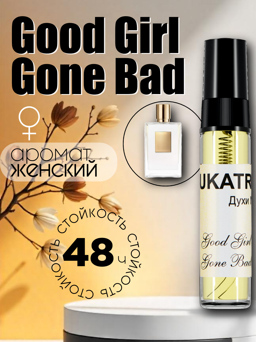 Духи Jukatry № 3 по мотивам Гуд Гел/Good Girl Gone Bad, женские, 6 мл