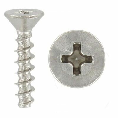 Саморезы для пластика потайн. Притупленный ART.9090 3х10 a2 ph1 (упак 50 шт)