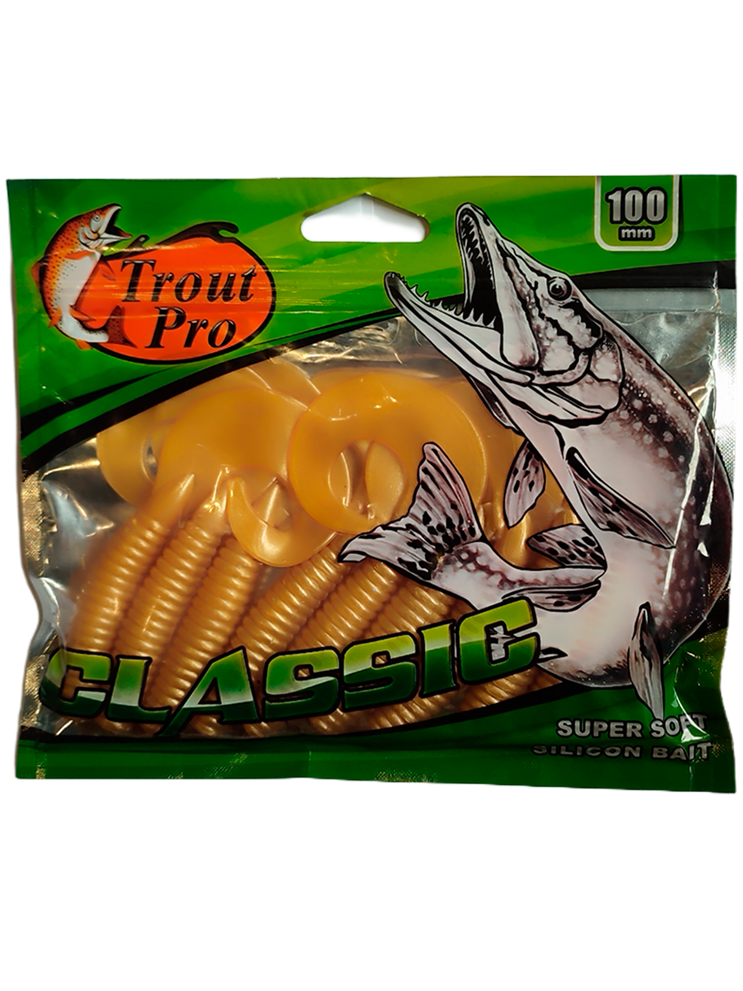 Твистер Trout Pro CLASSIC 100 мм / цвет 28 (упак 10 шт), 7.75 г