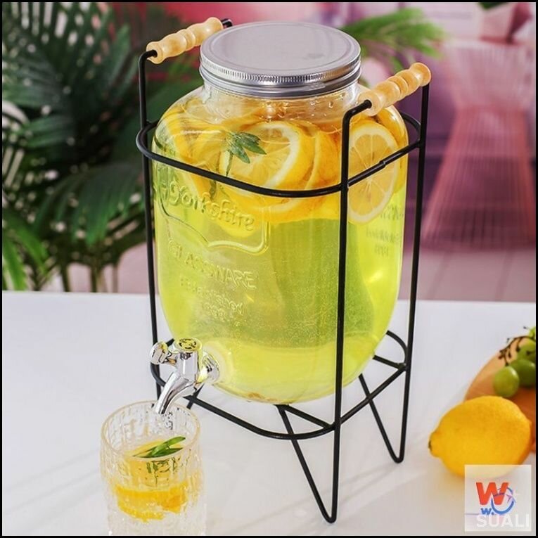 Чайные грибы, напитки и специальные бутылки для фруктовой воды с краном, подарочные стеклянные банки из философской стеклянной серии.