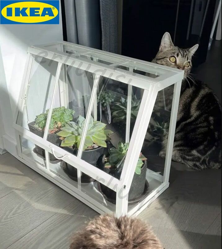 IKEA Парник, теплица домиком XMH-250321039 0.45х0.22х0.35м, Оцинкованная сталь