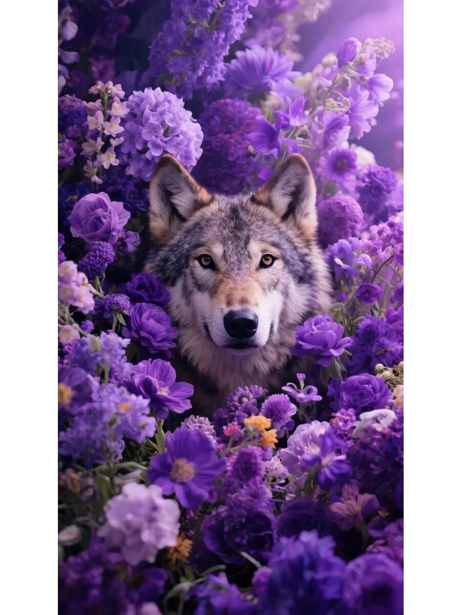 Картина по номерам волк