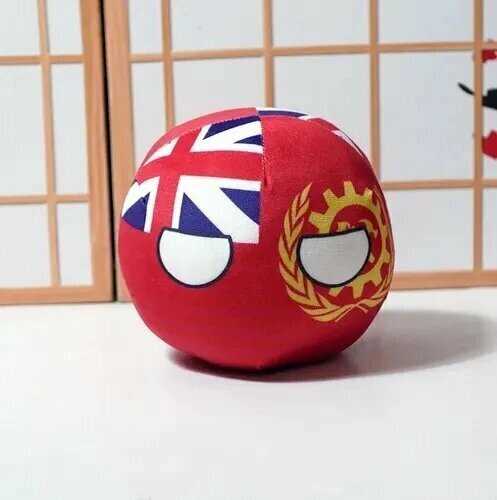 Countryballs Плюшевые Куклы набор из 10 штук, United Kingdom B, 9CM, Унисекс