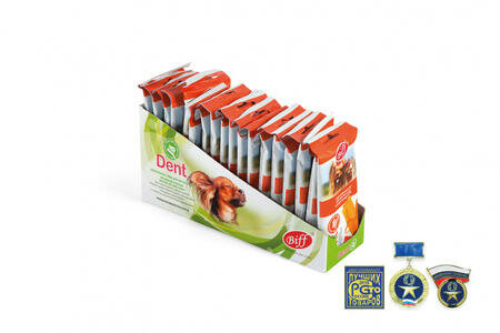 TITBIT DENT 40г жевательный снек со вкусом сыра для мелких собак.