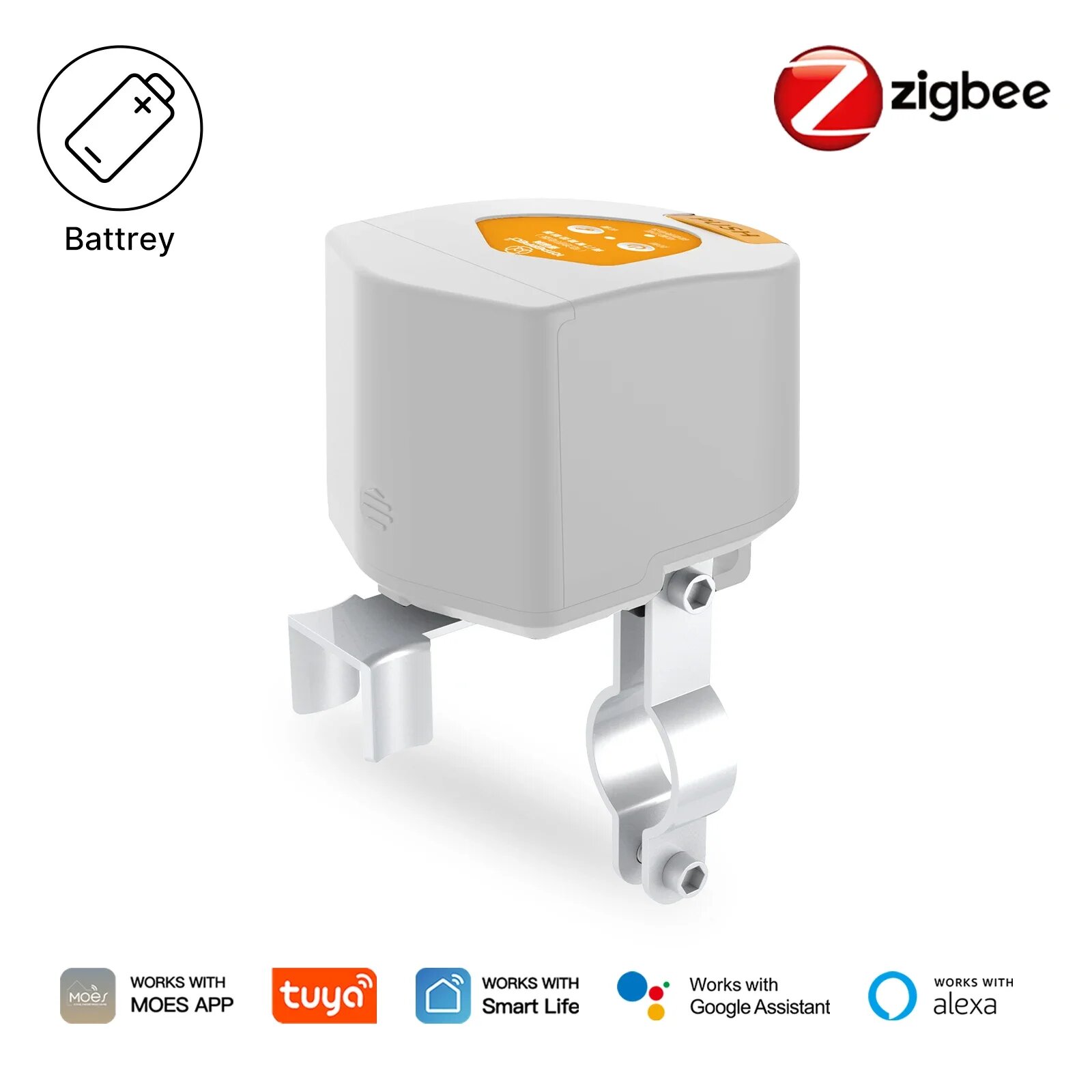 MOES Tuya ZigBee контроллер водяного газового клапана, Zigbee Valve