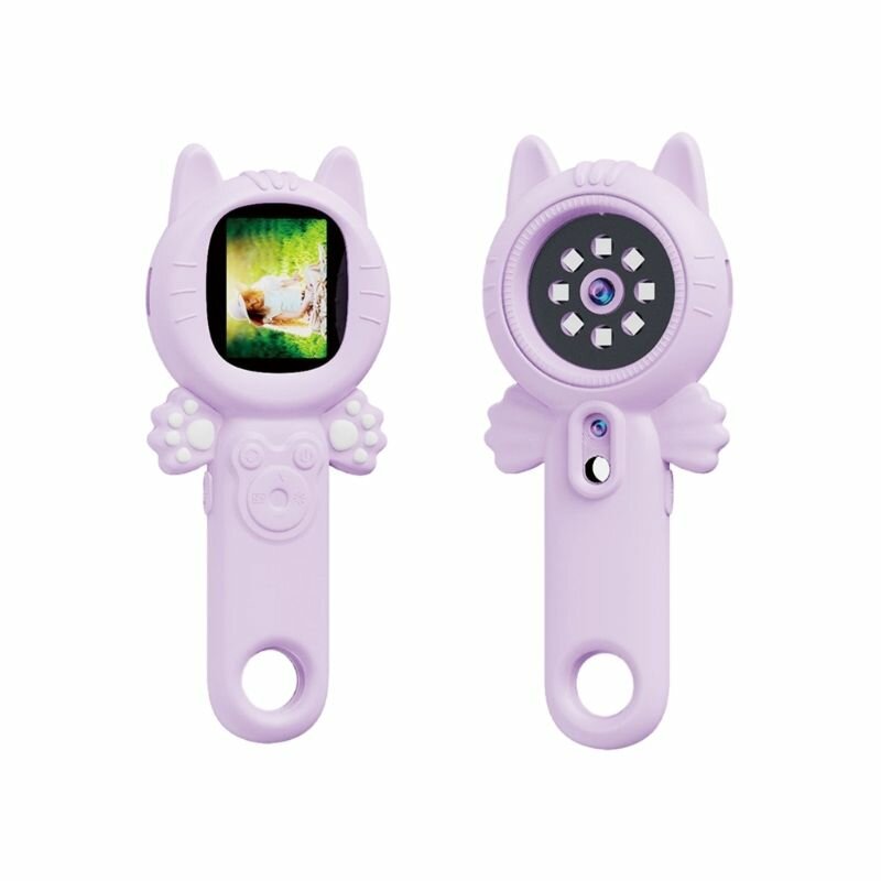 2-дюймовый детский микроскоп-игрушка-фиолетовый