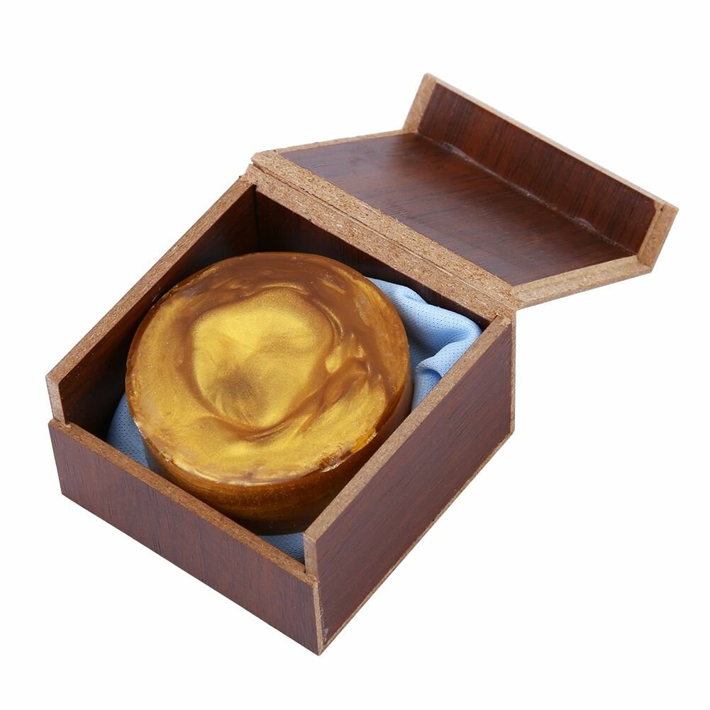 Желтая канифоль ручной работы премиум-класса для скрипки, альта, виолончели эрху, высококачественная коробка под дерево, отличное улучшение звука, простота в применении