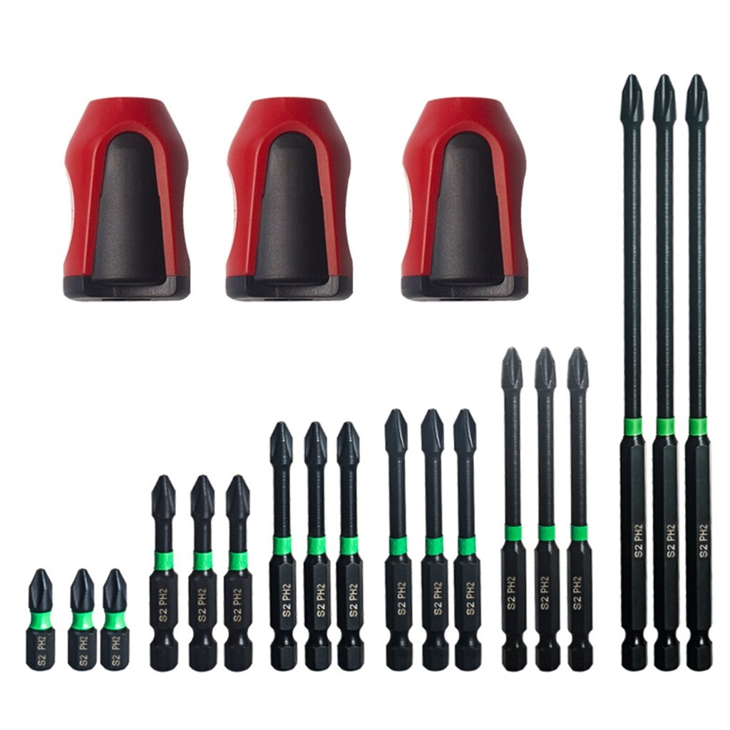 Магнитная отвертка бит установлена антислипная амортизаточная бит 1/4 -дюймовый шестнадцатеричный перекресток