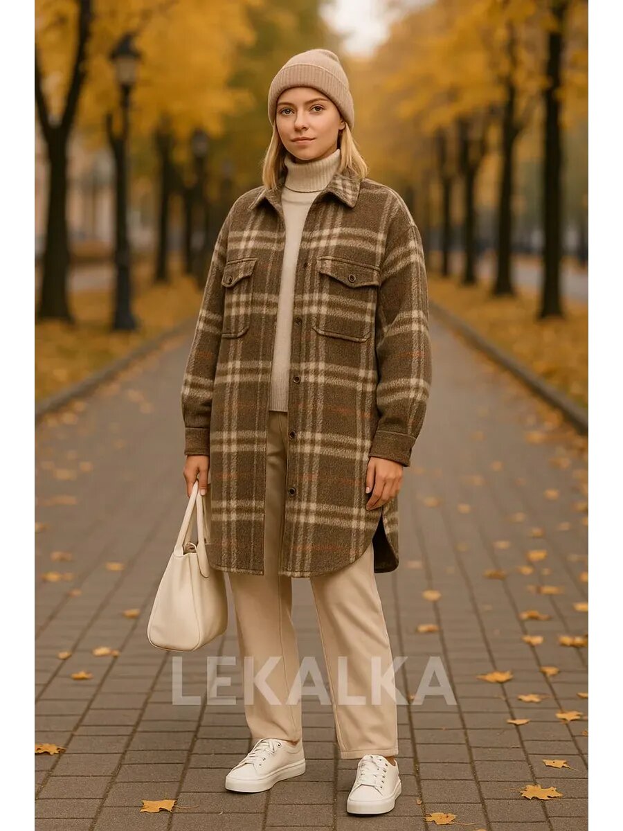 Выкройка: Пальто-рубашка — фото 1