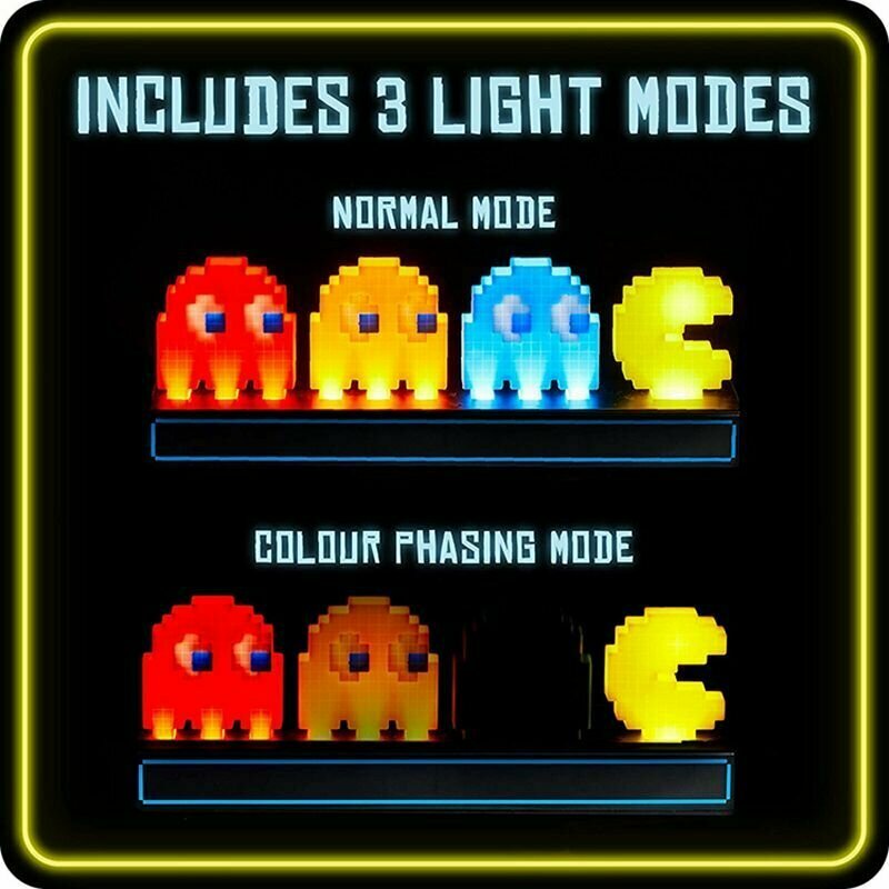 Ночник USB с голосовой активацией, меняющий цвет в музыкальном ритме Pacman Wars