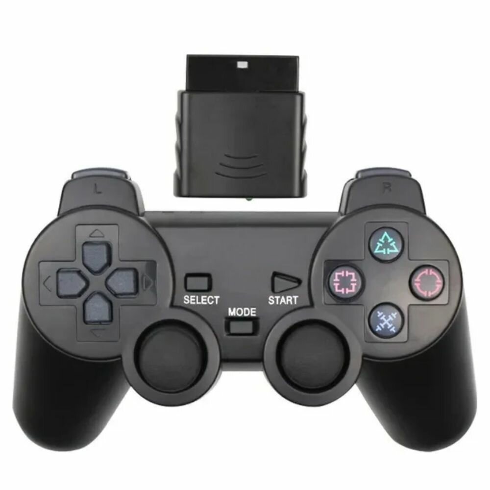Беспроводной геймпад для Sony PS2 контроллер консоли Playstation 2 джойстик 24G с двойной вибрацией USB ПК и игр