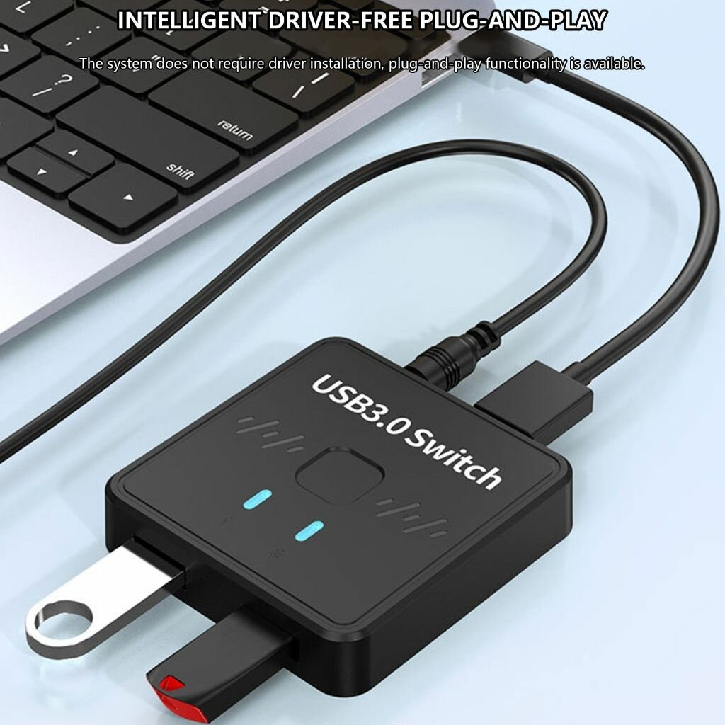 USB-переключатель для принтера 2-в-1/1-в-2 — фото 1