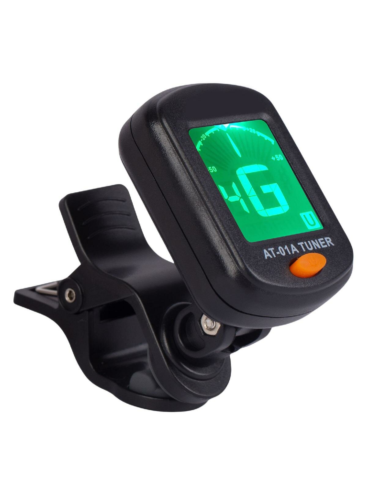 Универсальный цифровой тональный тюнер с клипсой, быстрая и точная настройка