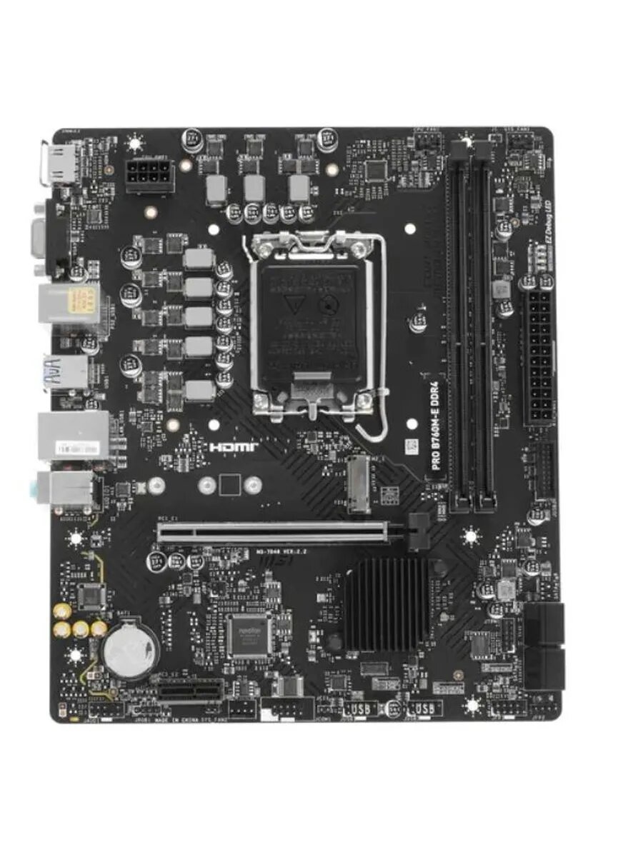 Материнская плата PRO B760M-E DDR4 - LGA 1700, DDR4