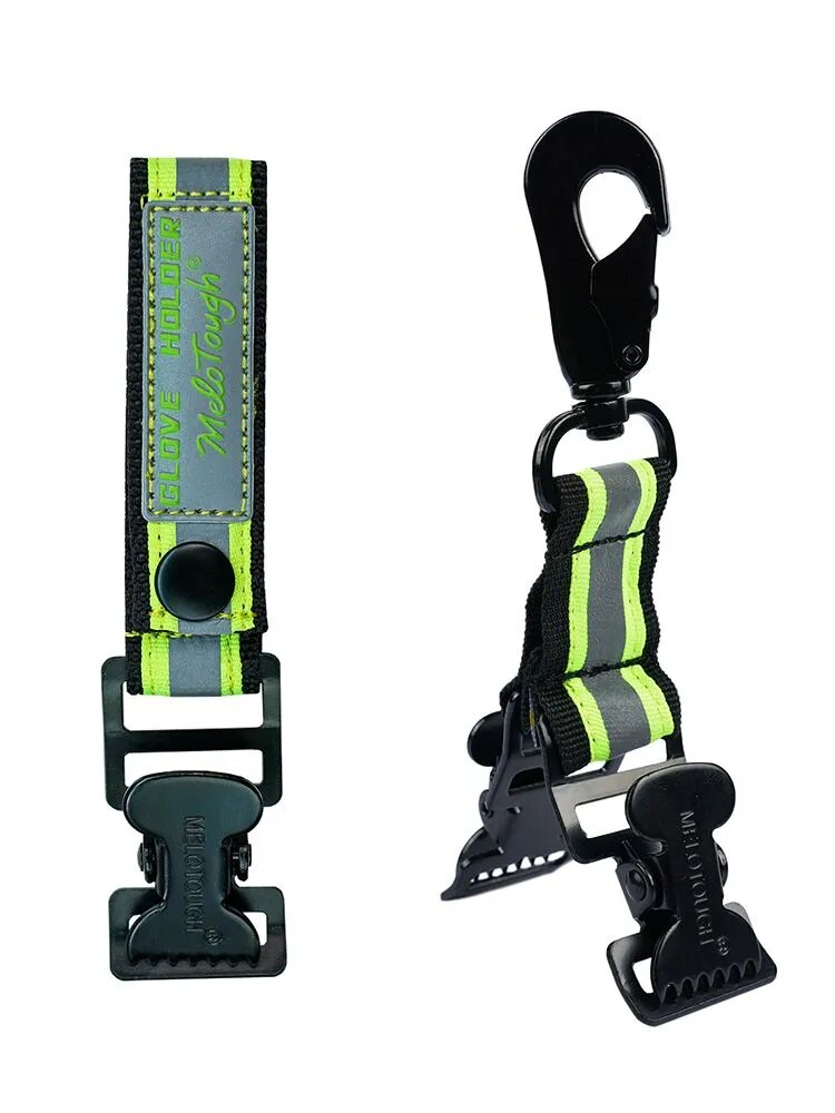 Держатель для рабочих перчаток Alligator Clip с поворотным крючком для надежного крепления к маскам, перчаткам, шапочкам, наборам инструментов и другим СИЗ. MELOTOUGH MGH06