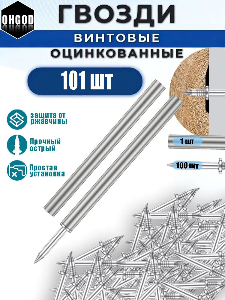 Гвозди 2.5 x 101 шт 0.121 кг