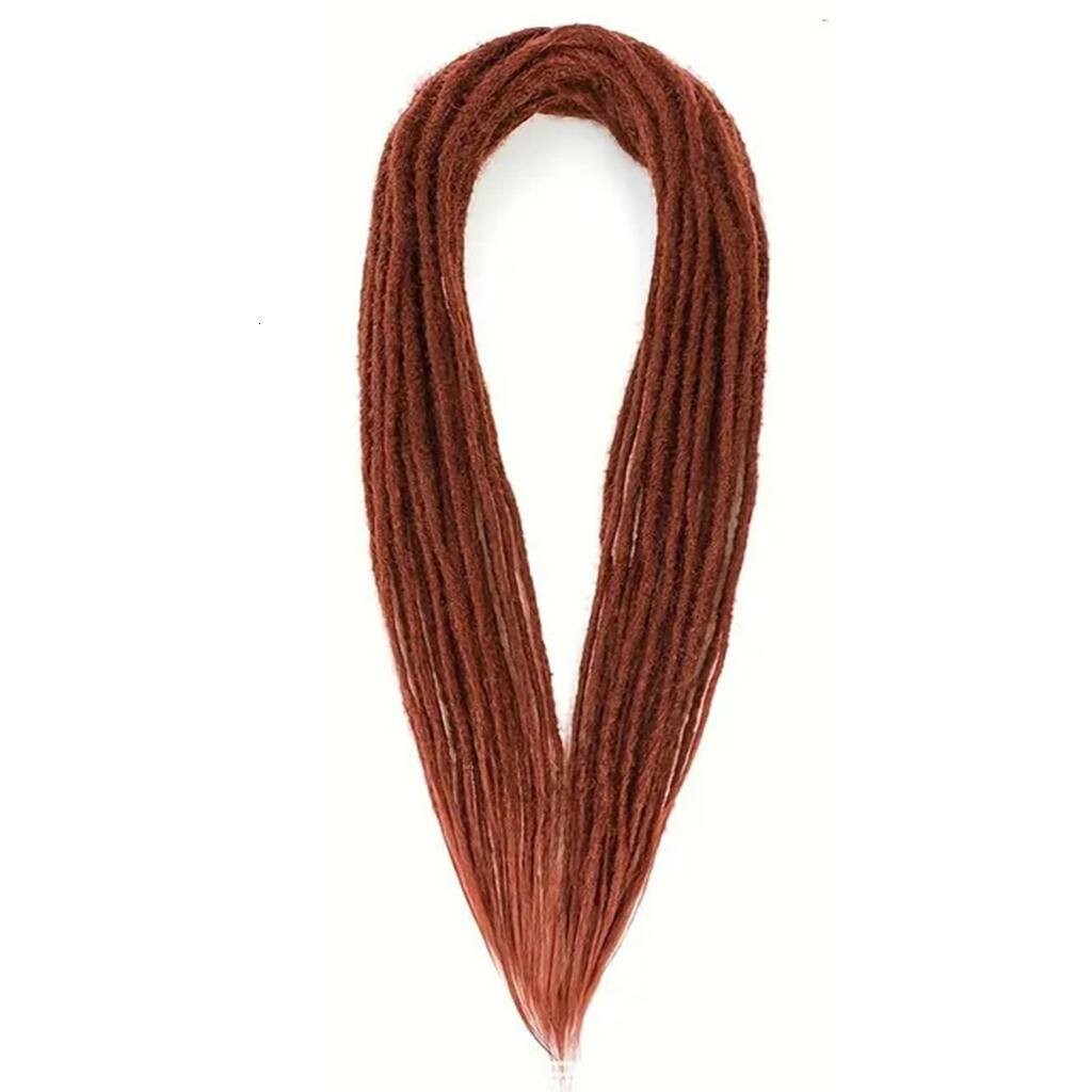Афрокудрявые синтетические косы, Красно-коричневый