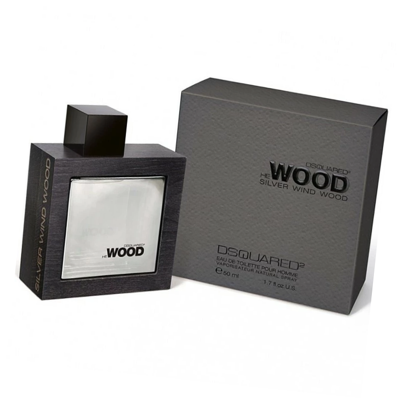 Хи Вуд Сильвер Винд Вуд мужская туалетная вода 50 мл - Dsquared 2 He Wood Silver Wind Wood