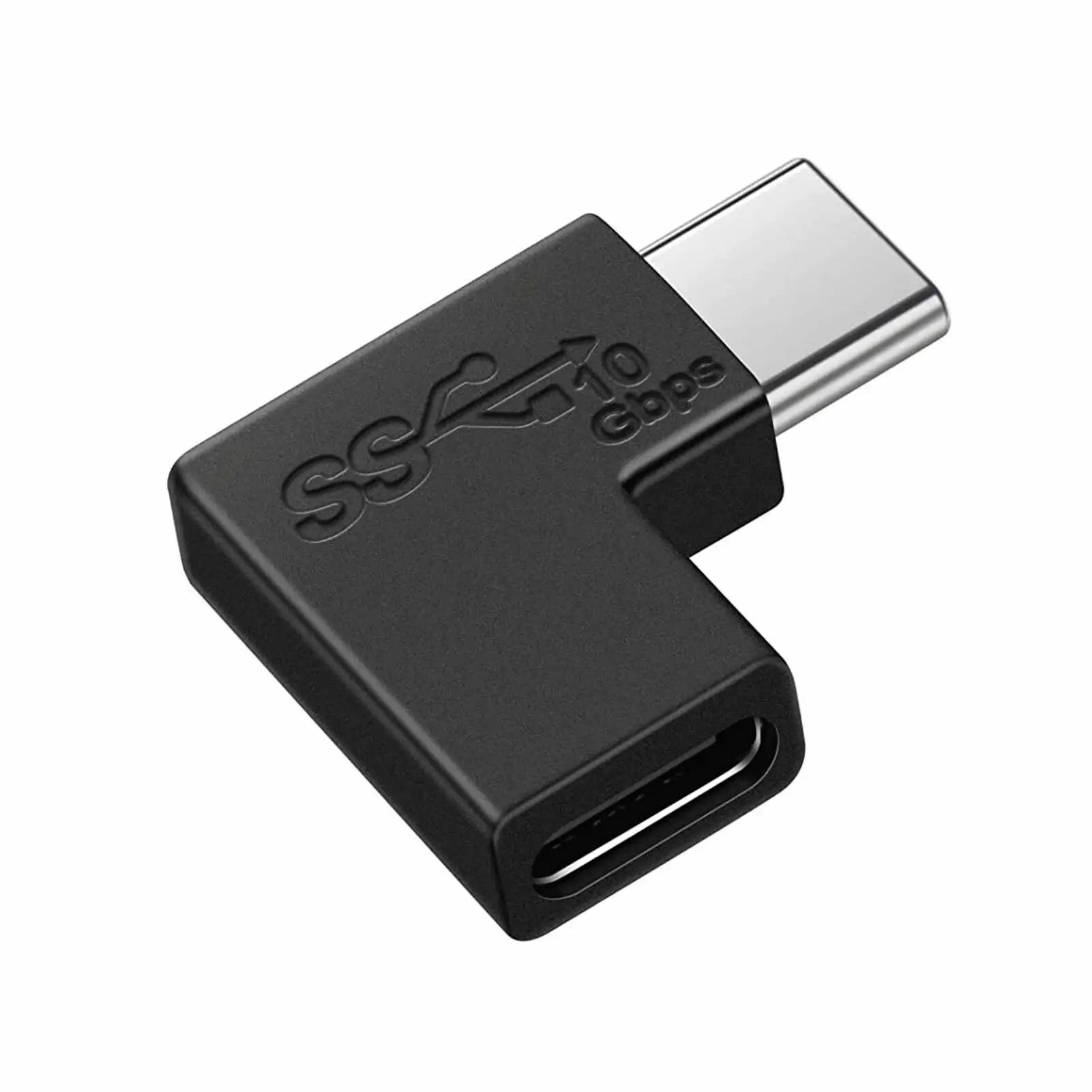 Конвертер USB Type C папа - мама под прямым углом 90 градусов